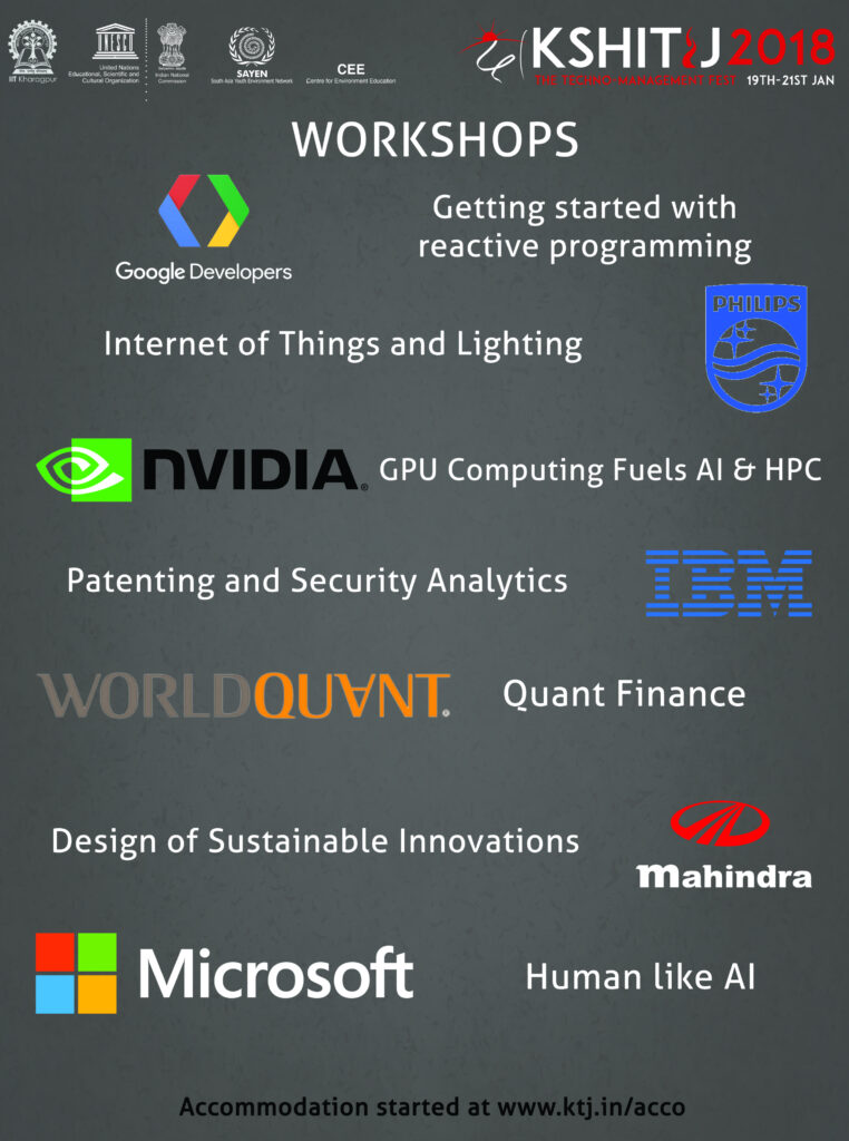 Kshitij 2018 - An IIT Kharagpur Tech Fest