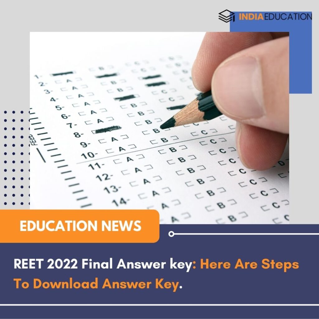 REET 2022 Final Answer key: Here Are Steps To Download Answer Key ...