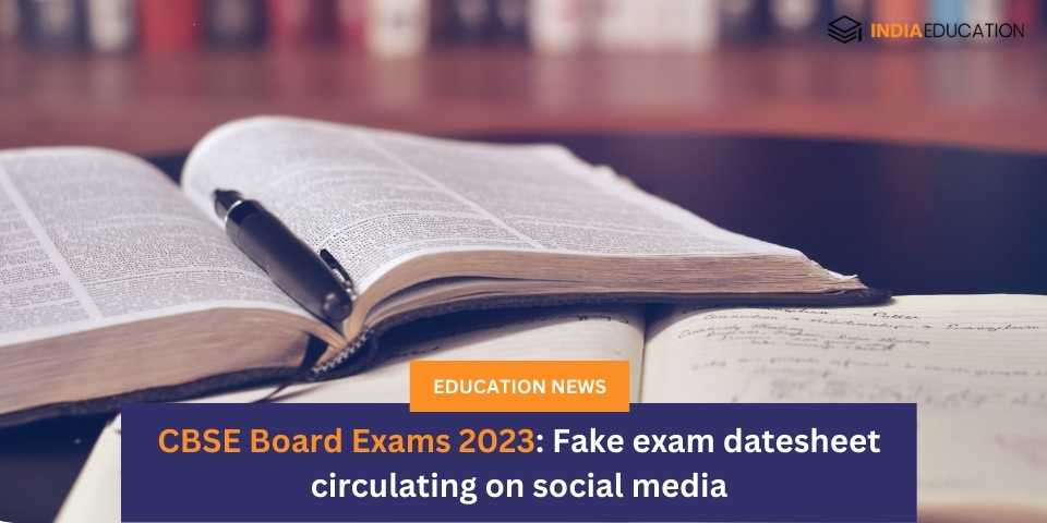 CBSE Board Exams : Fake exam datesheet circulating on social media ...